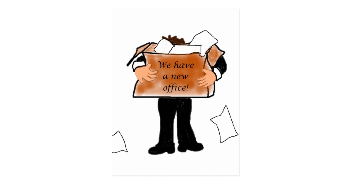 New Office Announcement Postcard | Zazzle.com