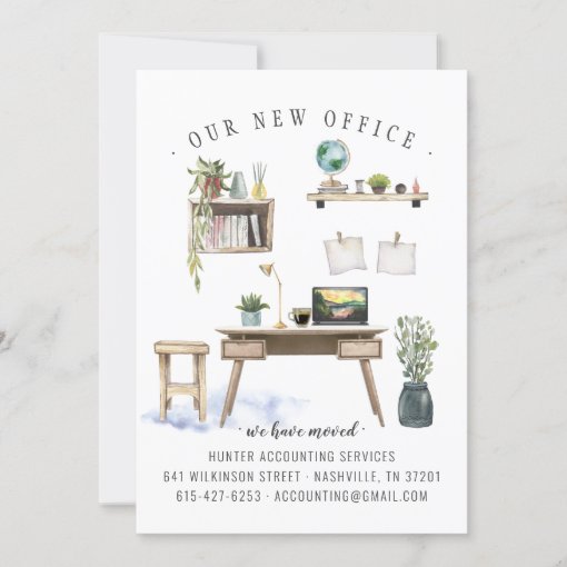 New Office Moving Announcement | Zazzle