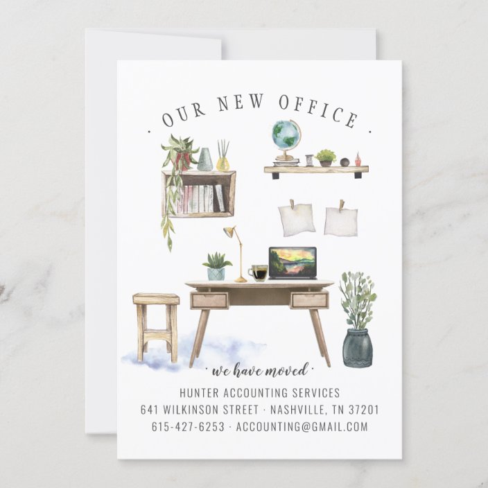 New Office Moving Announcement | Zazzle