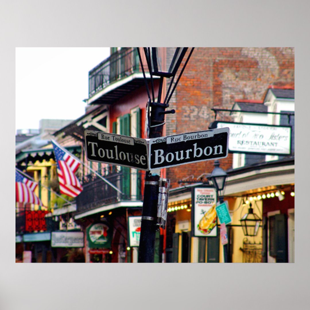 NEW ORLEANS FRENCH QUARTER POSTER | Zazzle