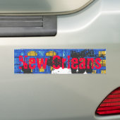 New Orleans Jazz Band Bumper Sticker | Zazzle