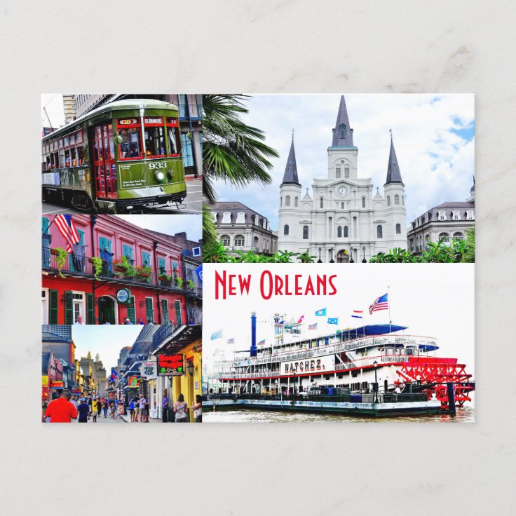 New Orleans, Louisiana Postcard | Zazzle