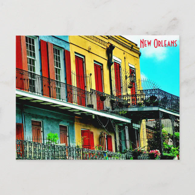 New Orleans, Louisiana Postcard | Zazzle