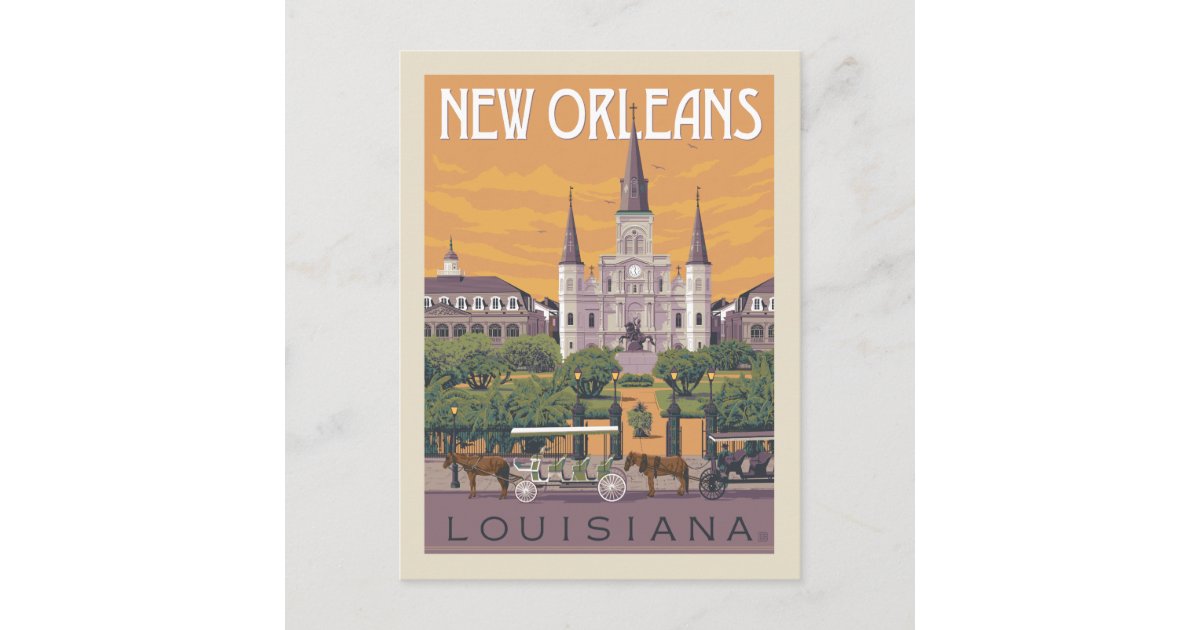 New Orleans, Louisiana Postcard | Zazzle