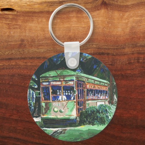 New Orleans Streetcar Keychain | Zazzle