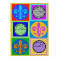 New Orleans Symbols Poster | Zazzle