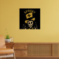 New Orleans Voodoo Man, SPOOKY, edit text Poster | Zazzle