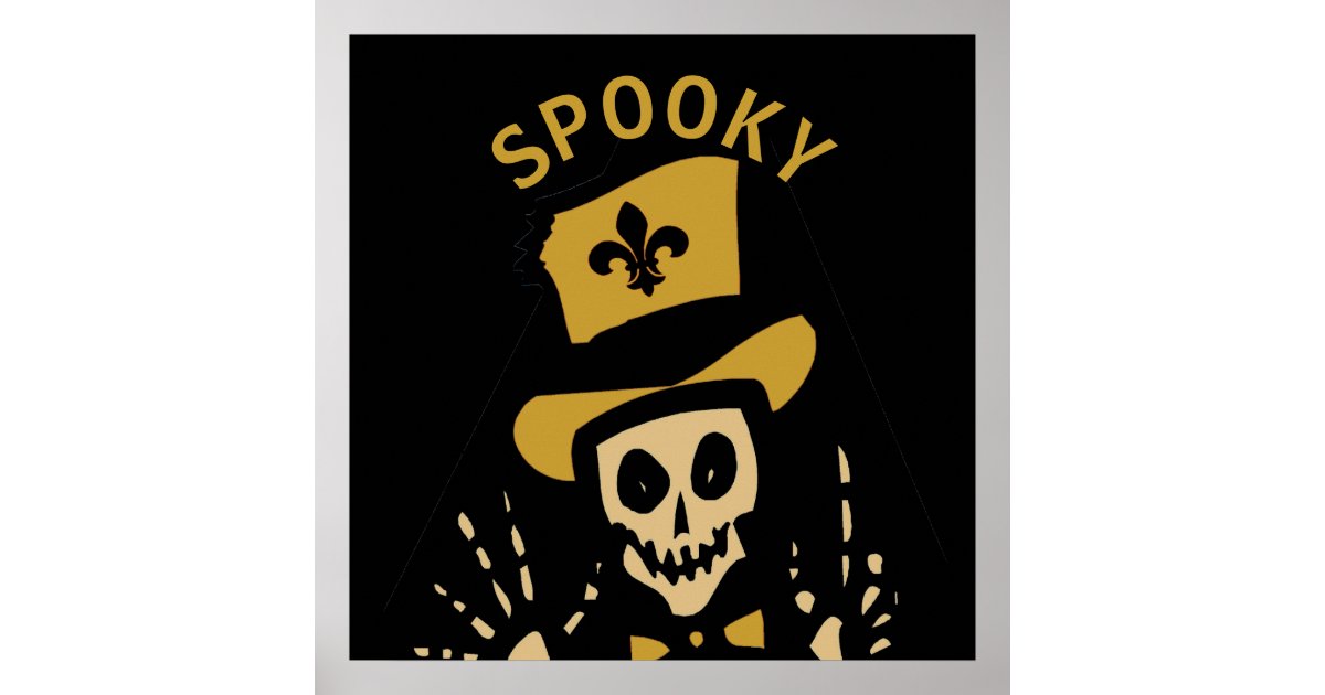 New Orleans Voodoo Man, SPOOKY, edit text Poster | Zazzle