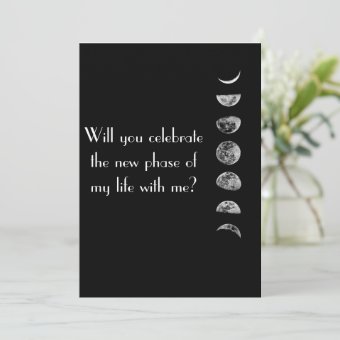 New phases of life celebration card. invitation | Zazzle