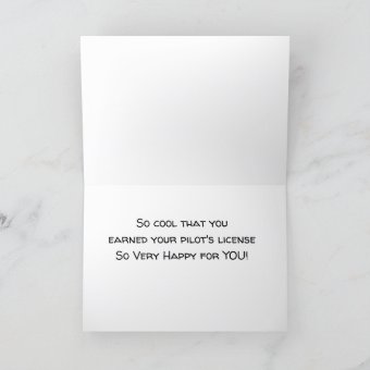**NEW PILOT** **CONGRATULATIONS** Card | Zazzle