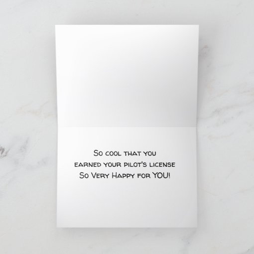 **NEW PILOT** **CONGRATULATIONS** Card | Zazzle