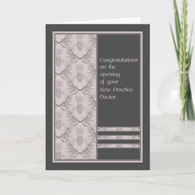 New Practice Opening for Doctor Card | Zazzle