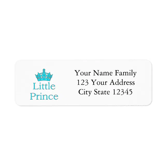 New Prince - a royal baby! Label | Zazzle