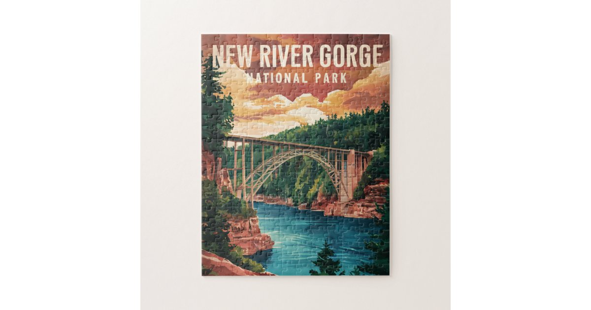 New River Gorge National Park & Preserve Jigsaw Puzzle | Zazzle