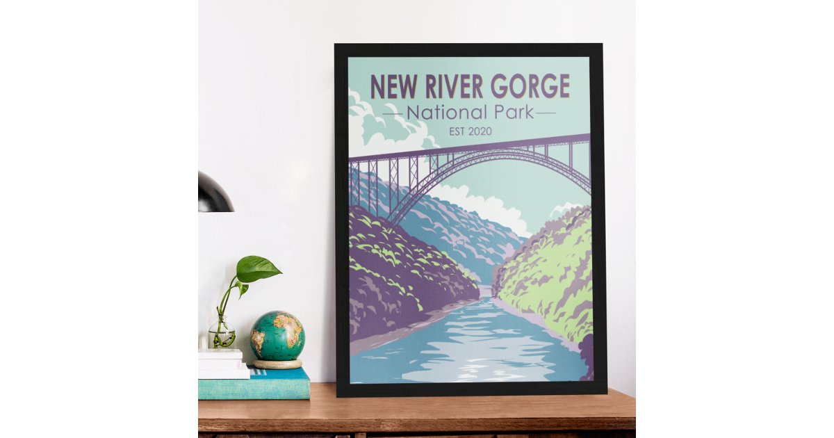 New River Gorge National Park West Virginia Bridge Poster | Zazzle