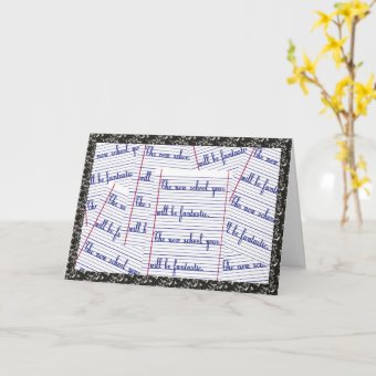 New School Year Card | Zazzle
