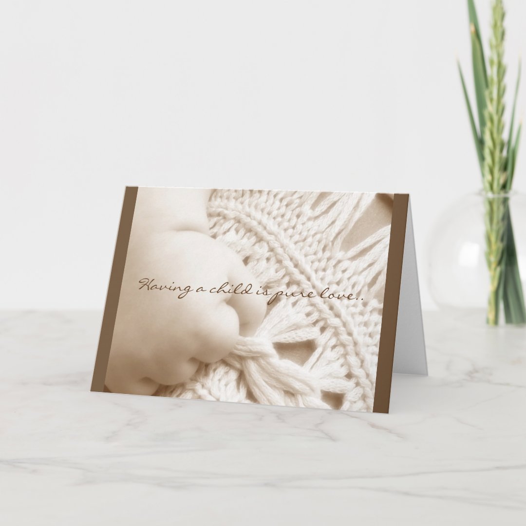 New Second Baby Card | Zazzle