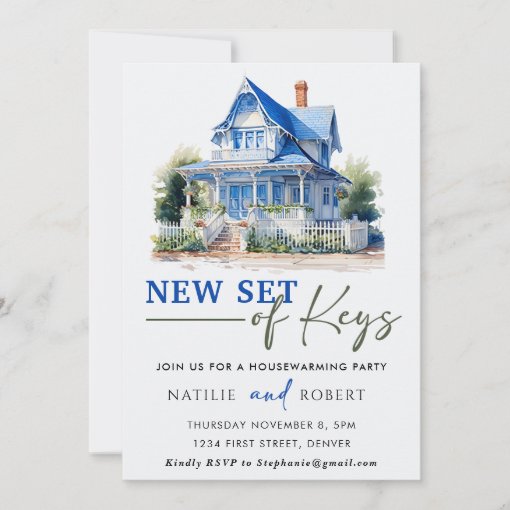 New Set Of Keys Housewarming Party Invitation | Zazzle