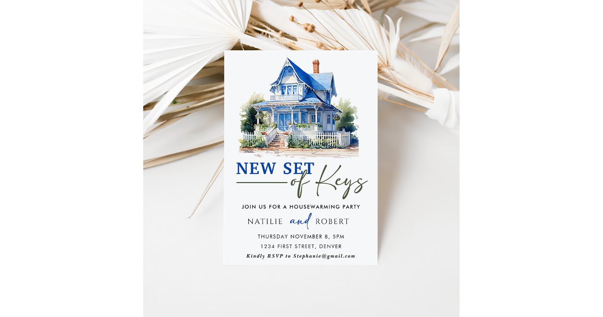 New Set Of Keys Housewarming Party Invitation | Zazzle