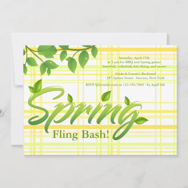 New Spring Invitation | Zazzle