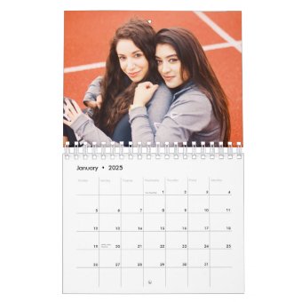 New Year Adventures BFF Best Friends Forever Photo Calendar | Zazzle