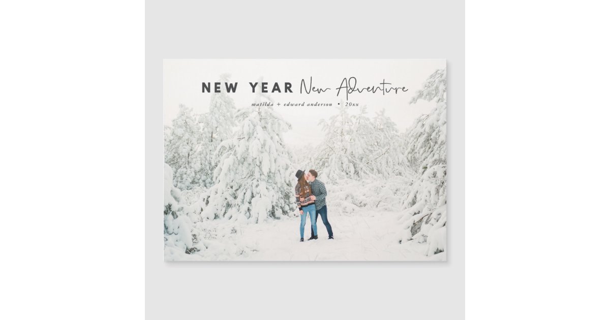 New year new adventure photo holiday | Zazzle
