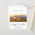 New Year Peace Out 2020 Photos Modern Holiday Postcard | Zazzle