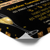 New Year Raffle event template Poster | Zazzle