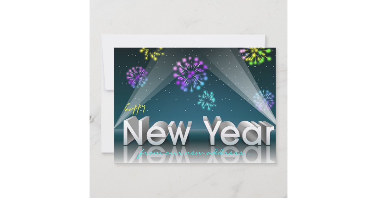 New Year Spotlights Invitation | Zazzle