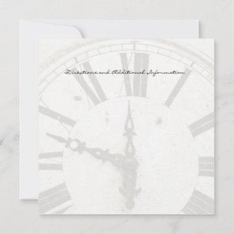 New Year's Countdown Clock Party Invitations | Zazzle