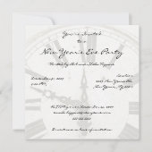 New Year's Countdown Clock Party Invitations | Zazzle