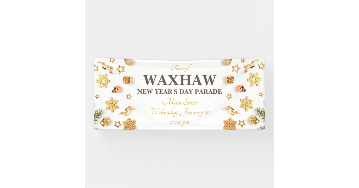 New Year's Day Parade Banner | Zazzle