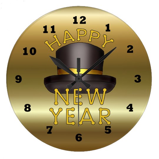 New Year's eve Holiday Clock | Zazzle.com