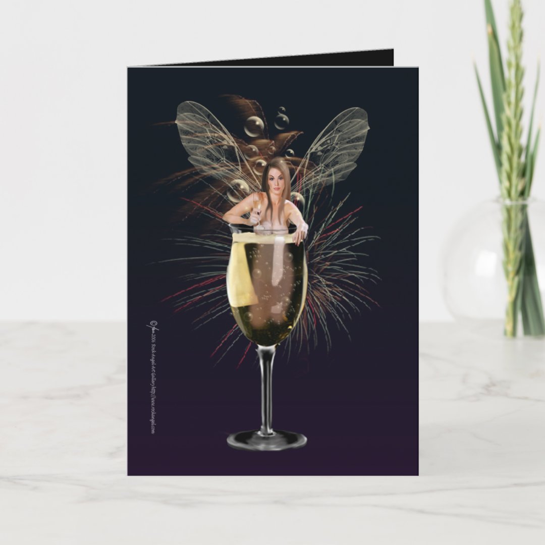 New Years Fairy Card | Zazzle