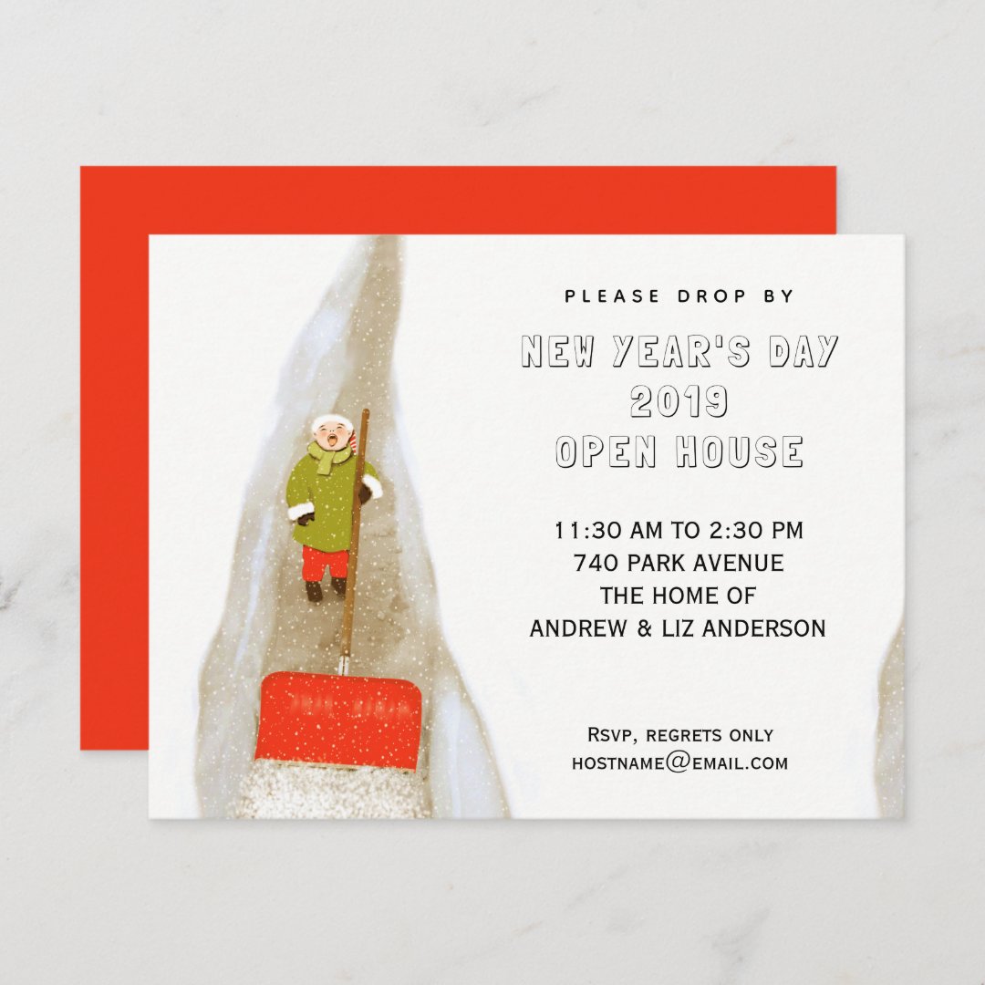 New Year's Open House Invitation | Zazzle