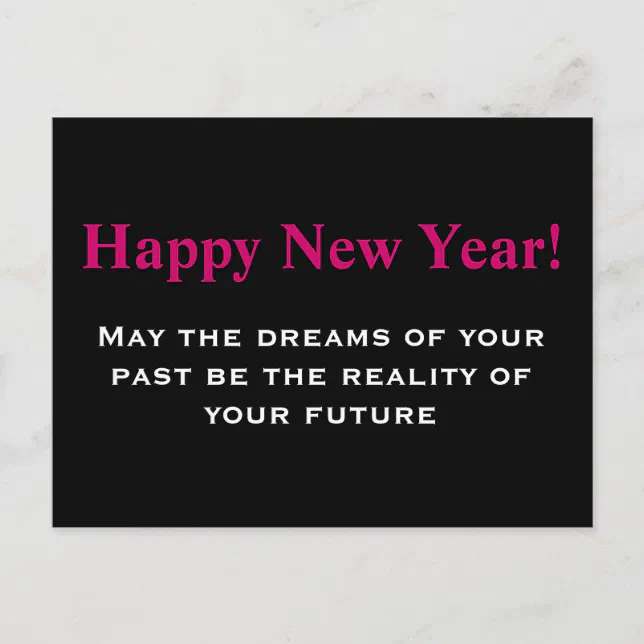 New Year's Postcard | Zazzle