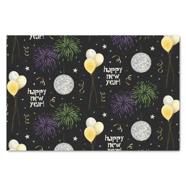 New Year's Tissue Paper | Zazzle