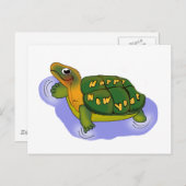 New Years Turtle Holiday Postcard | Zazzle
