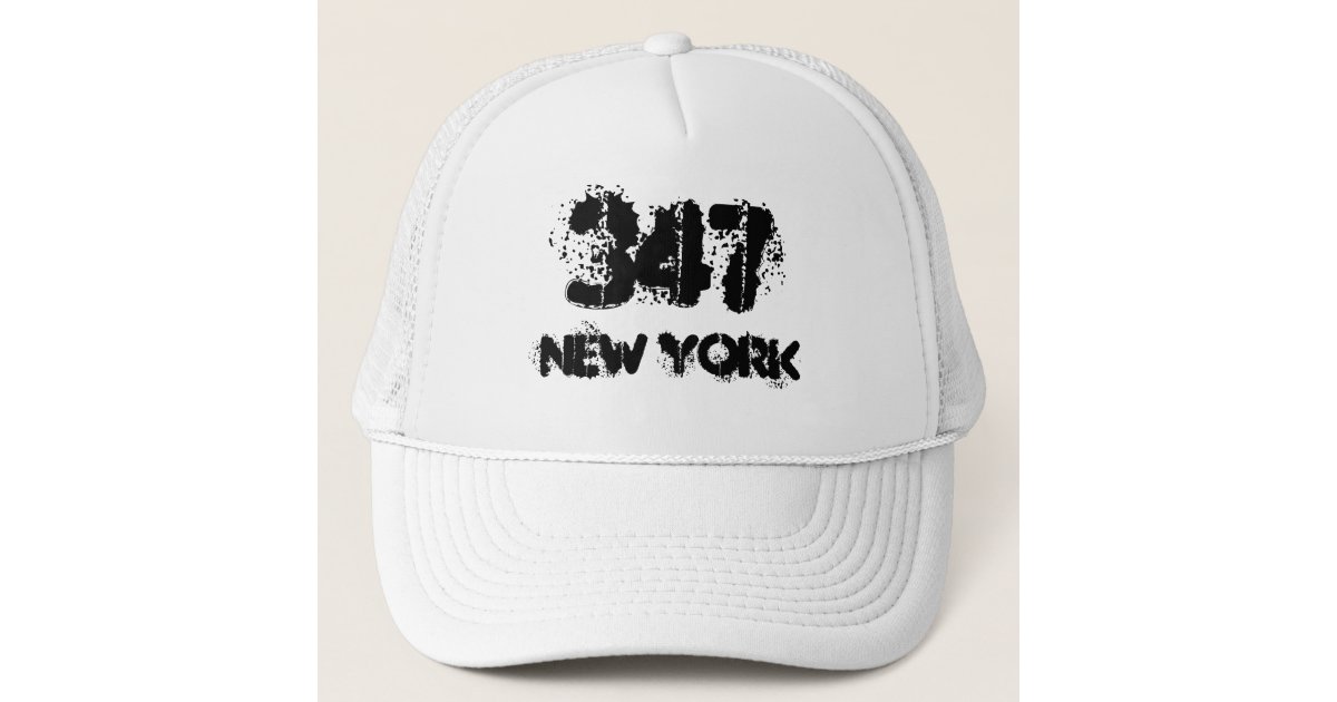New York 347 area code. Trucker Hat | Zazzle