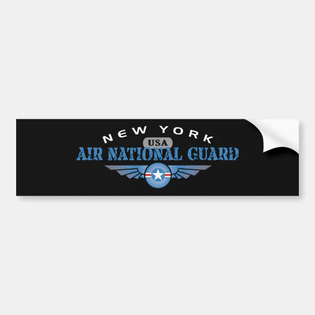 New York Air National Guard Bumper Sticker | Zazzle
