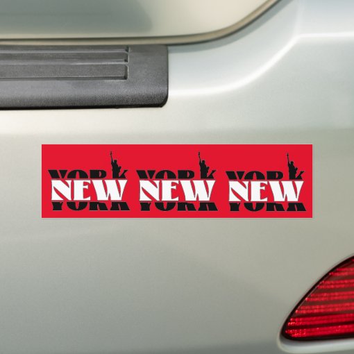 New York Bumper Sticker | Zazzle