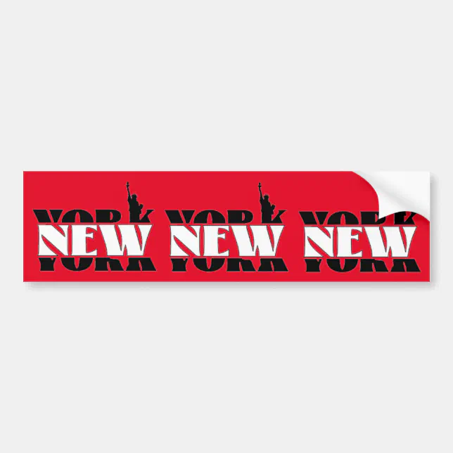 New York Bumper Sticker | Zazzle
