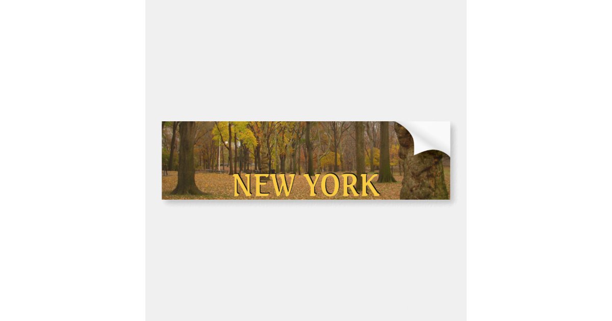 New York Bumper Sticker New York City Stickers | Zazzle