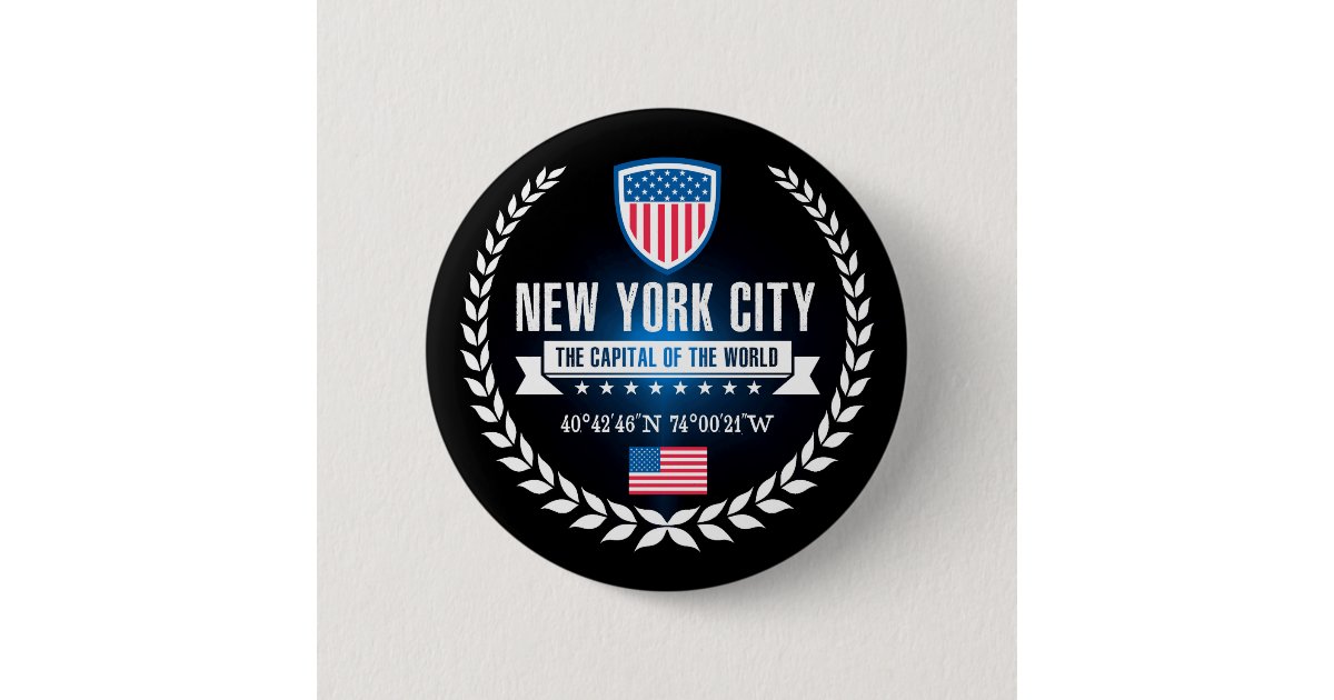 New York Button | Zazzle.com