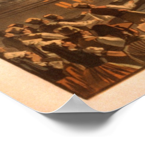 New York City Brooklyn Bridge "Excelsior" Poster | Zazzle