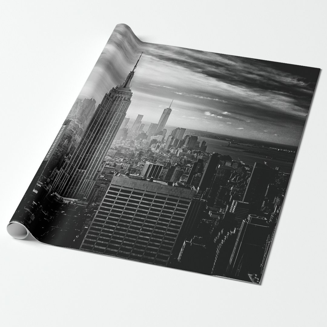 New York City Empire State Building Wrapping Paper | Zazzle