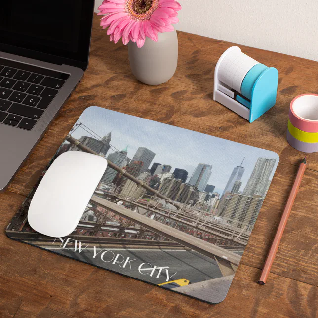 New York City Lower Manhattan Skyline Mouse Pad | Zazzle