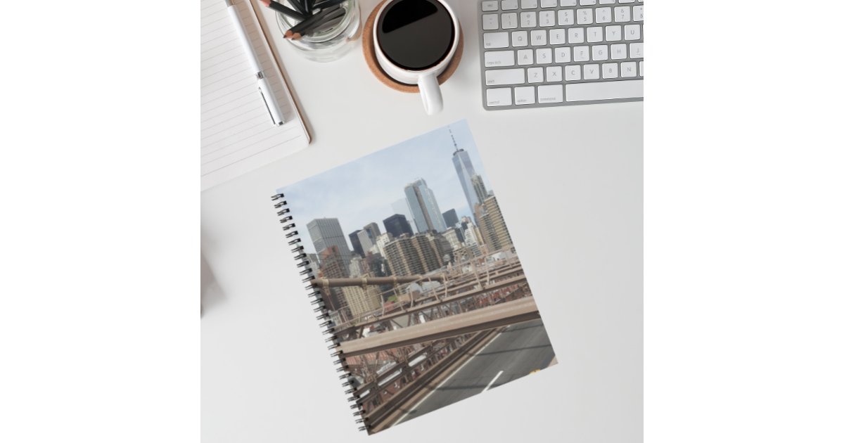 New York City Lower Manhattan Skyline Notebook | Zazzle