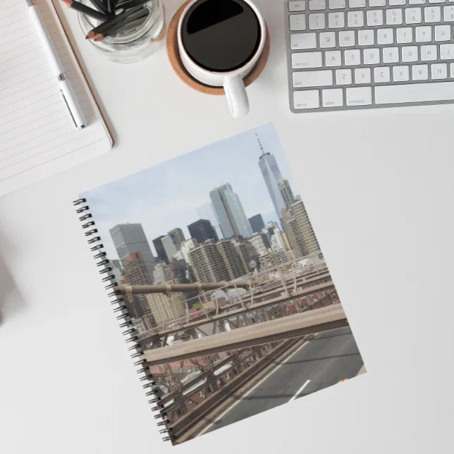 New York City Lower Manhattan Skyline Notebook | Zazzle