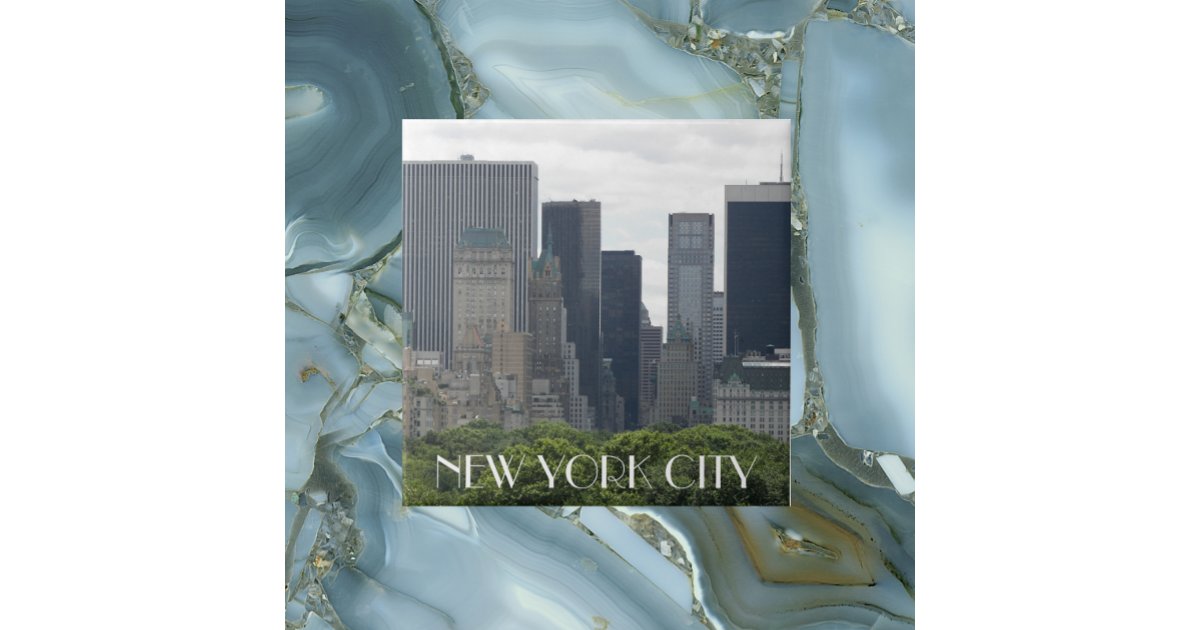 New York City Manhattan Skyline Ceramic Tile | Zazzle